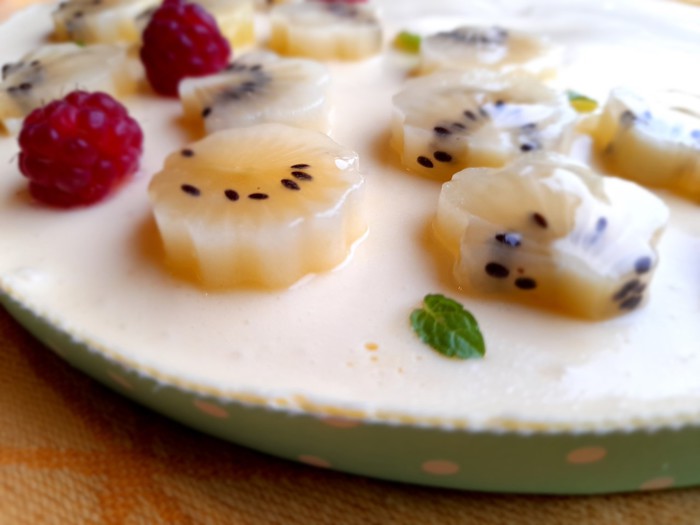 Bavarois van gele kiwi :: Homemade Homegrown by Bianca