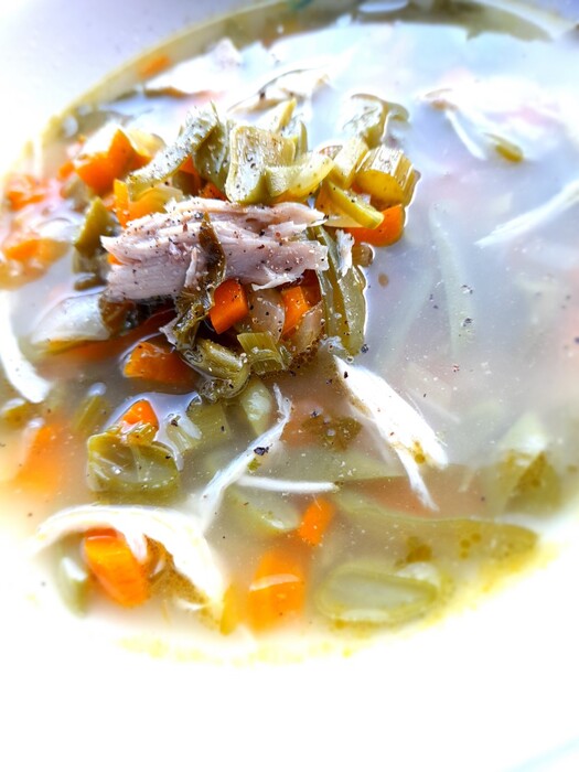 Kippensoep met brunoise groenten :: Homemade Homegrown by Bianca