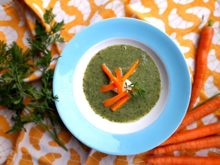 Soep van wortelloof :: Homemade Homegrown by Bianca