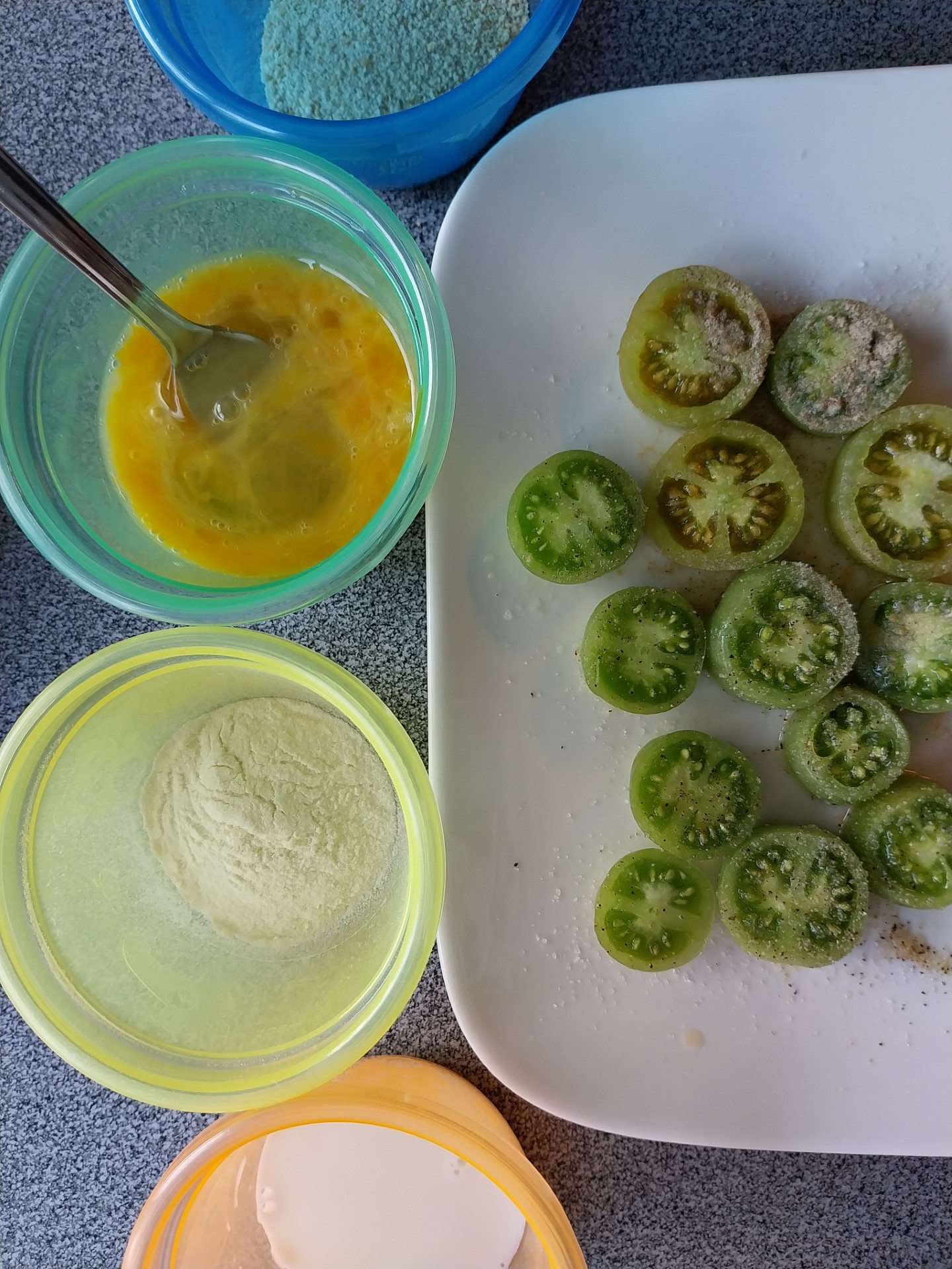 Green fried tomatoes :: Homemade Homegrown by Bianca